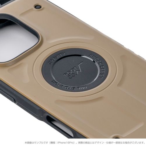 【ROOT CO.】アウトドア仕様の耐衝撃 iPhone16対応ケース