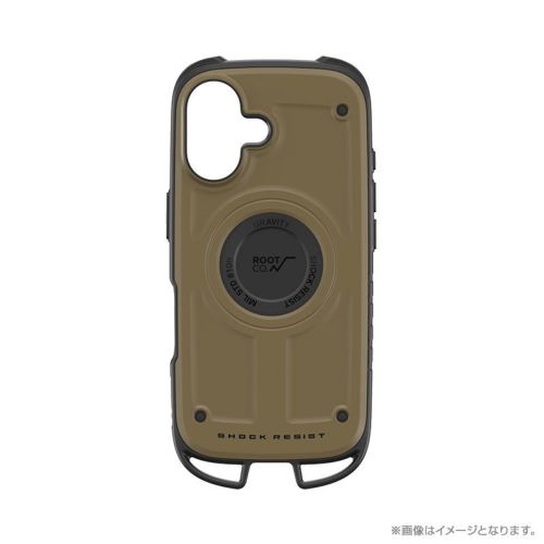 【ROOT CO.】アウトドア仕様の耐衝撃 iPhone16対応ケース